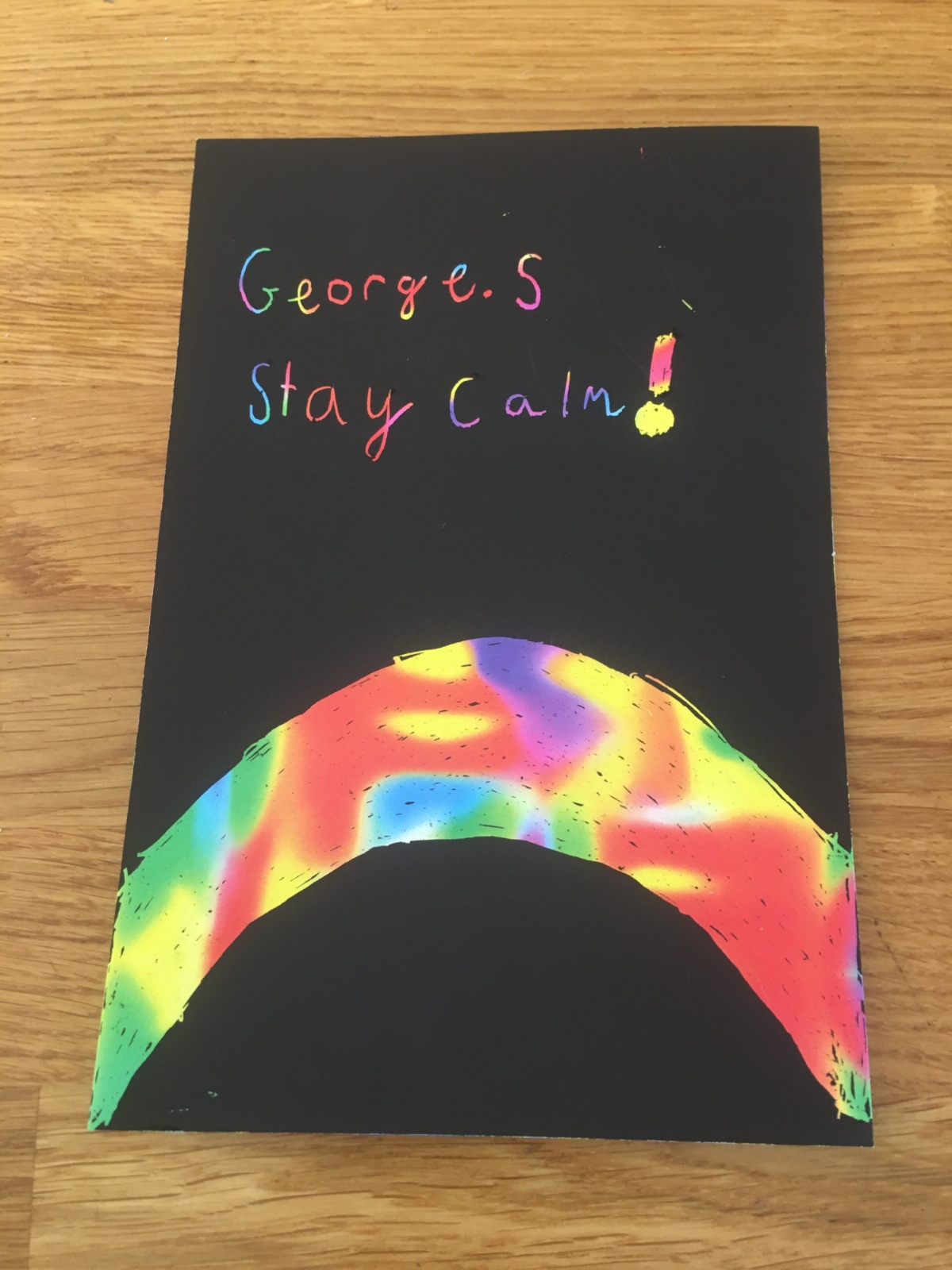 St Nicholas CE Primary School, Child Okeford - George's rainbow